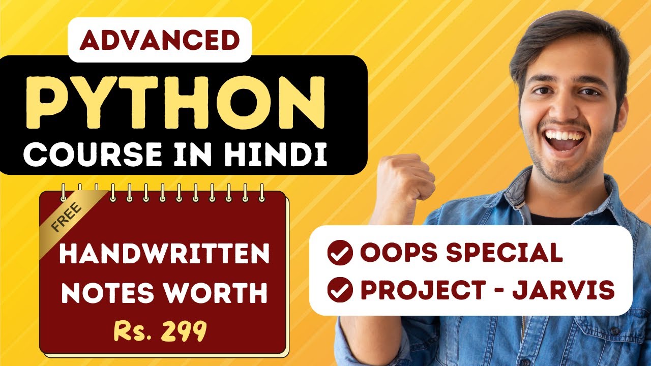 Advanced Python Tutorial Oops Special Project For Beginners In Hindi Full Python Course