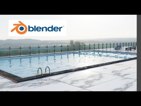 Blender 3D modeling 014 ( Swimming pool ) สรา้งโมเดลสระว่ายน้ำ - YouTube