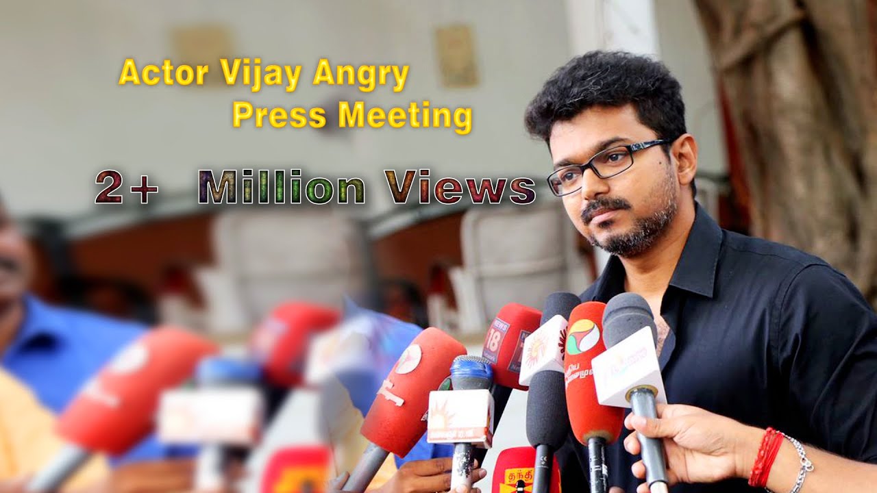 Actor Vijay's very very Angry Interview - YouTube