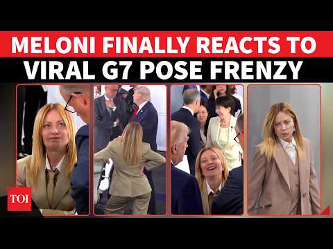 'MY HAND ON MY HIP...' Meloni Explains Viral Pose Beside Trump At G7 Summit | WATCH