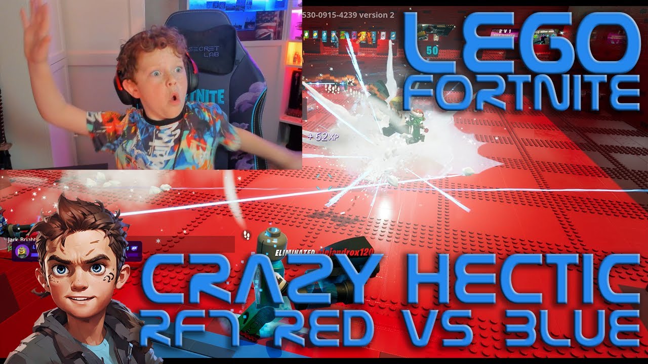 CRAZY HECTIC LEGO FORTNITE! - RF7 Red vs Blue - YouTube