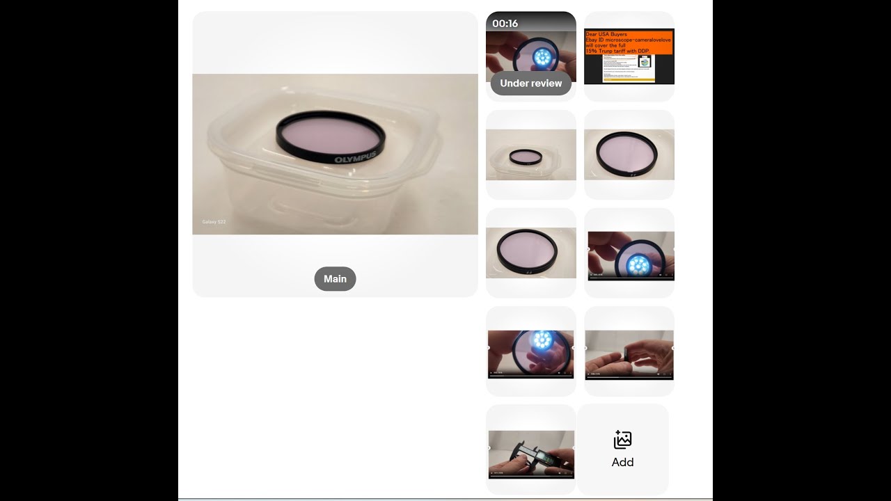 *Mint* Olympus FF Frosted Glass 45mm Filter Microscope IMT2 IX70 IX71 ...
