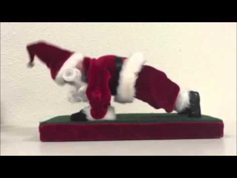 Santa Push Ups at Boxing for Fitness - YouTube