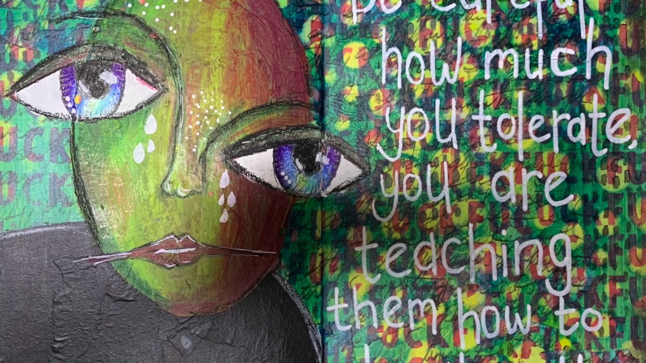 Art journalling brain dump: How to journal big emotions without ...