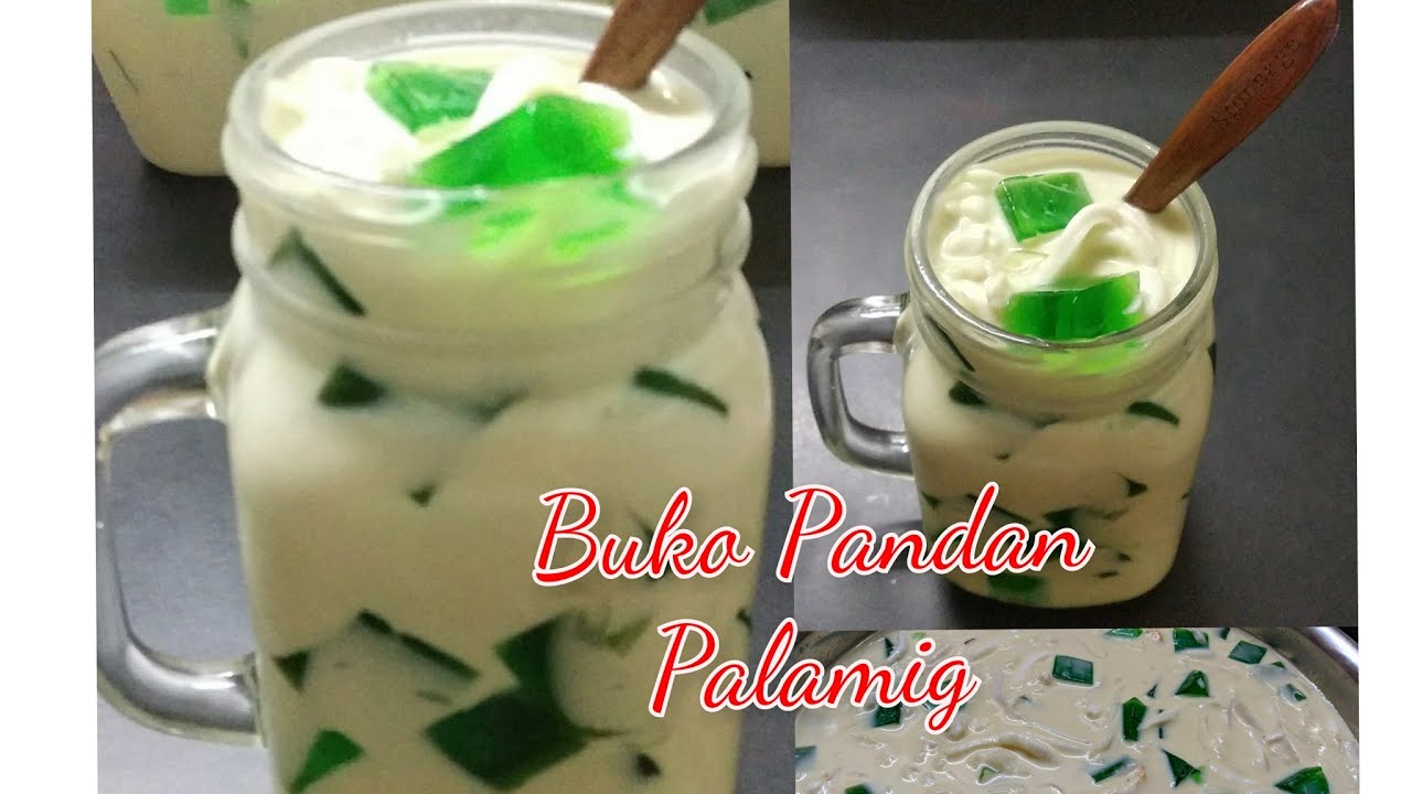 Buko Pandan Palamig | how to make buko pandan jelly juice - YouTube