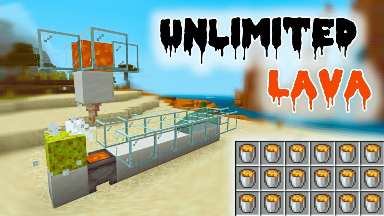 Get Unlimited Fuel For Item Smelting In Minecraft ⛽|| LAVA FARM 💥 - YouTube