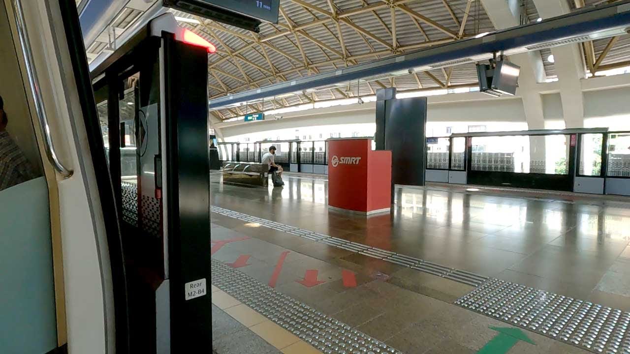 Singapore MRT ride from Pioneer to Clementi train station, Japan Home 1 ...