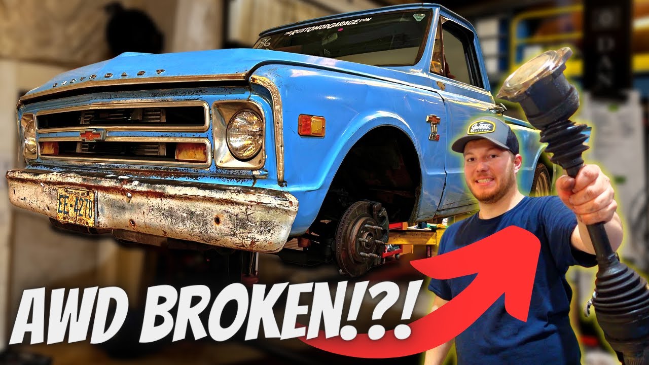 AWD FAIL?!? Fixing Problems With The AWD C10 Escalade Chassis Swap ...
