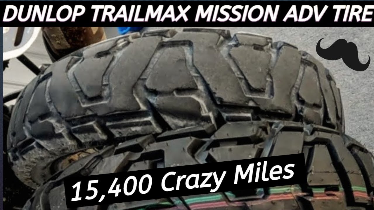 Best ADV Bike Tire - 15,400 Miles on Dunlop Trailmax Mission - Wahoo ...