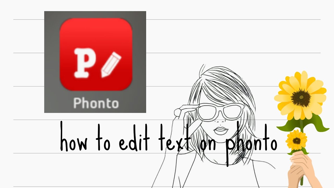 HOW TO EDIT TEXT ON PHONTO | cara edit teks di aplikasi Phonto | # ...