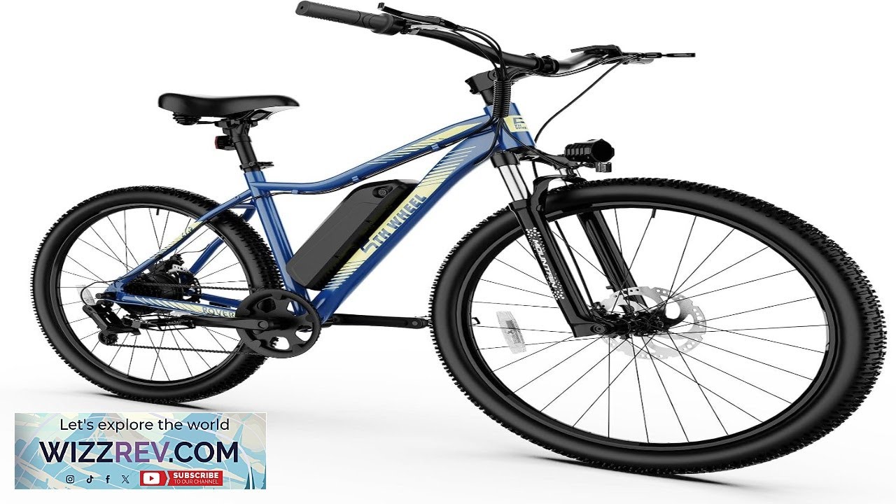 5TH WHEEL Rover Electric Bike for Adults 1000W Peak Motor 48V 10.4Ah ...