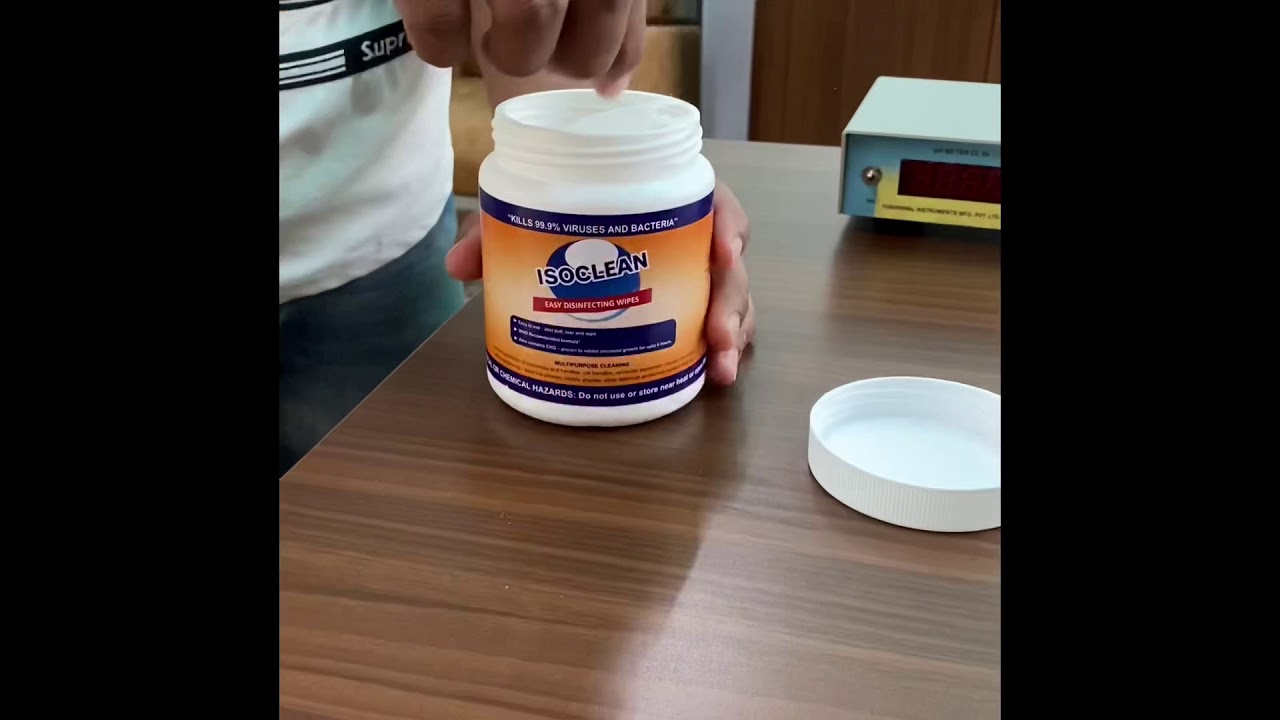 ISOCLEAN EASY DISINFECTING WIPES - YouTube