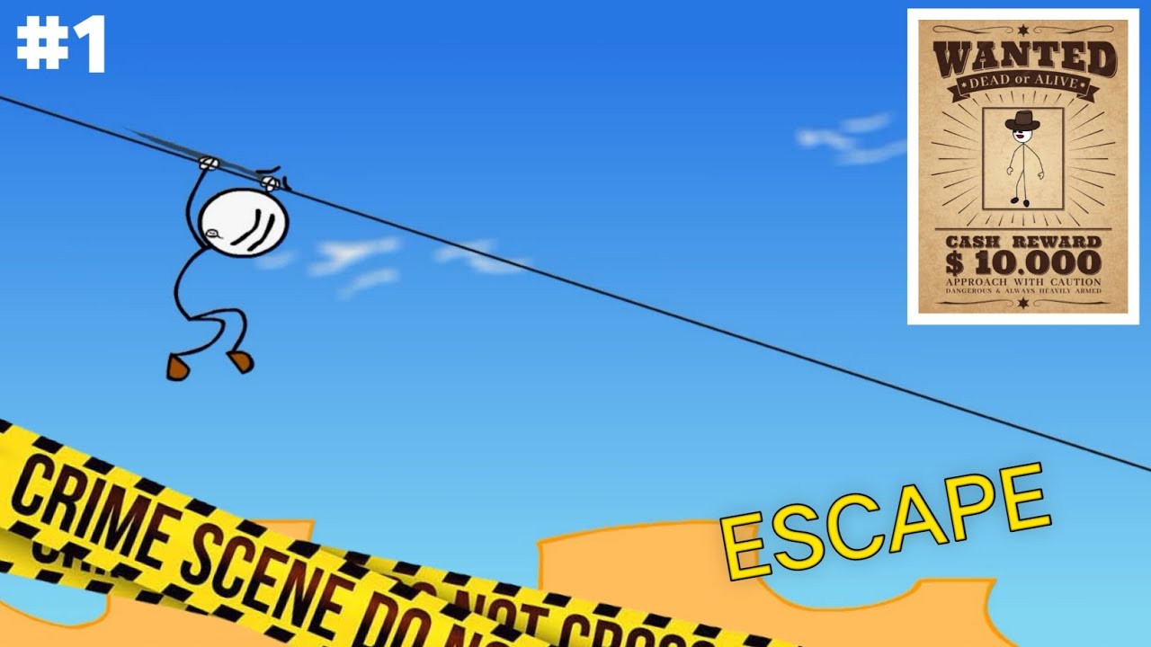 Most Hard Level Complete🎯 Stickman Escaping The Prison" - YouTube