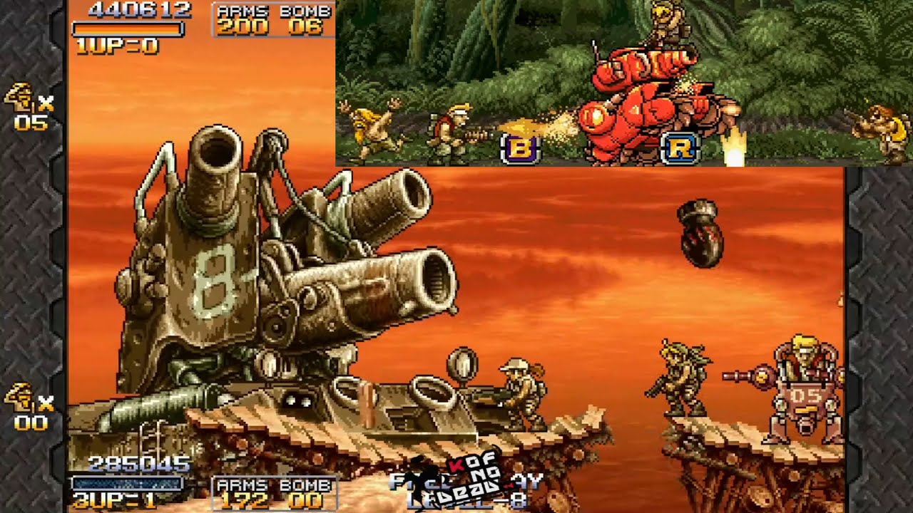 Metal Slug 3 Ultimate Level 8 SB Fanthology Todos los jefes 3 players ...