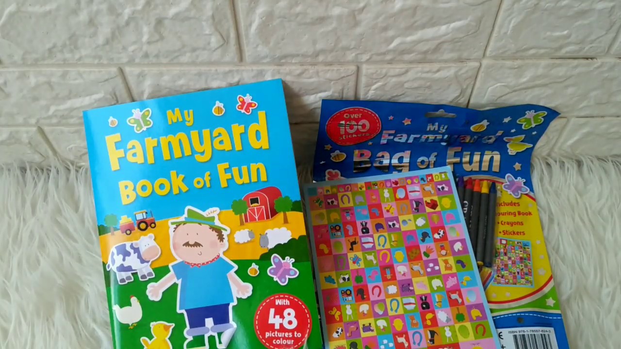 My Farmyard Bag of Fun Activity Pack (Includes Colouring Book, Crayons ...