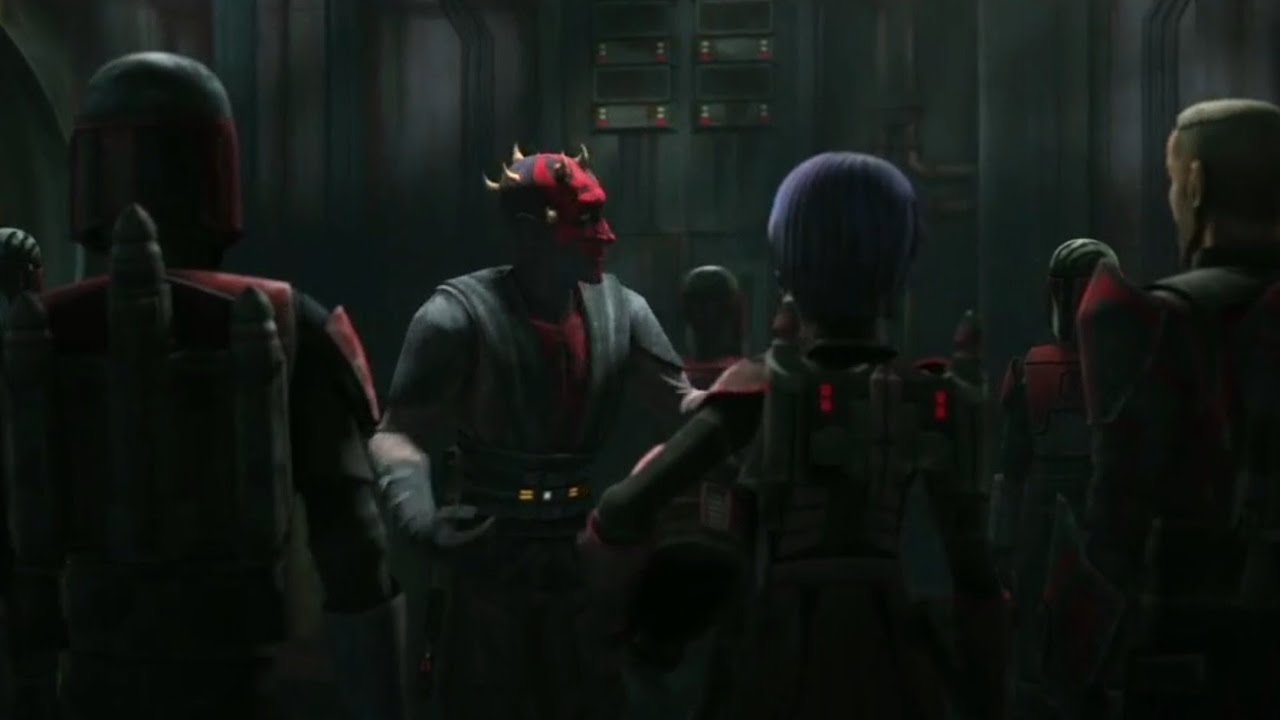 Darth Maul's Battle Speech To Crimson Dawn Star Wars The Clone Wars ...