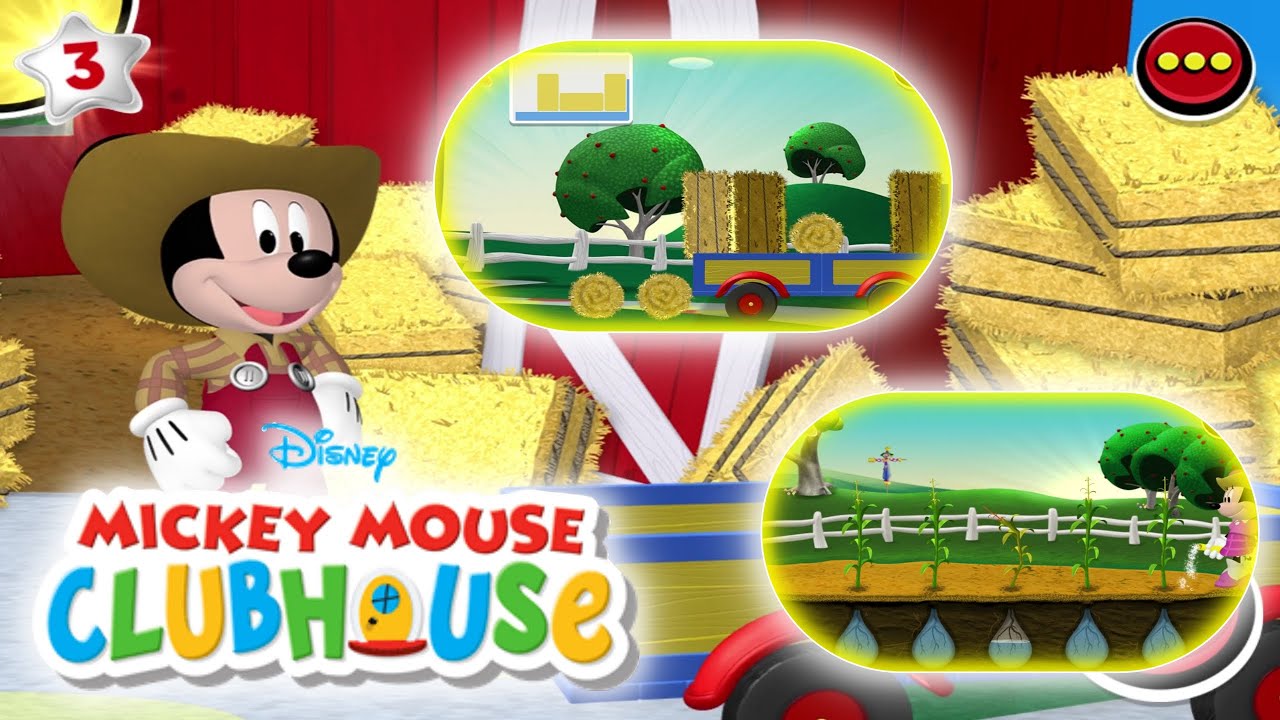 Mickey Mouse: A day on the farm - water the crop and tidy up the barn ...