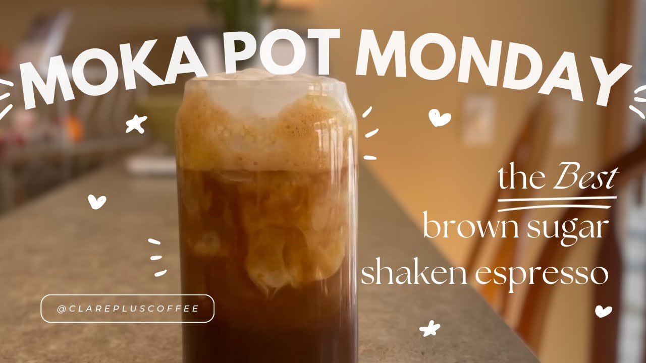 the BEST brown sugar shaken espresso recipe (moka pot monday 1) - YouTube
