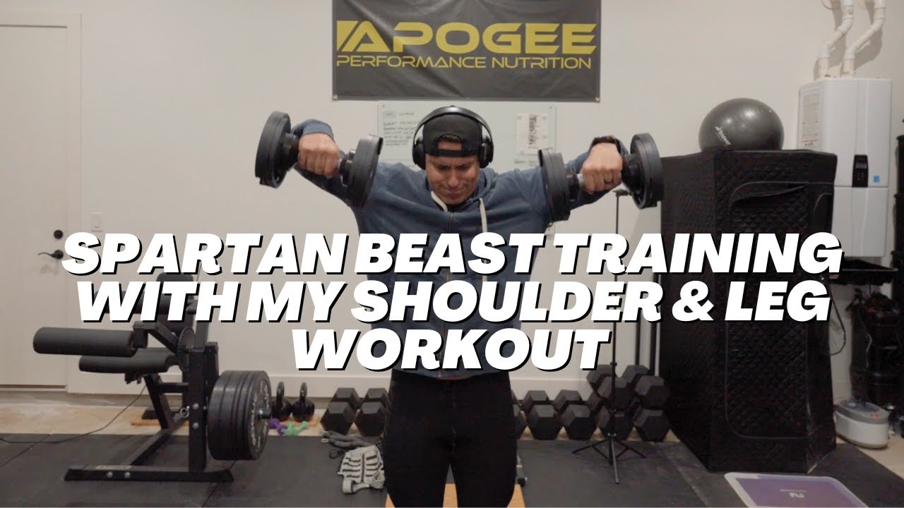Spartan Race Training Week 3 with Shoulder and Leg Workout - YouTube
