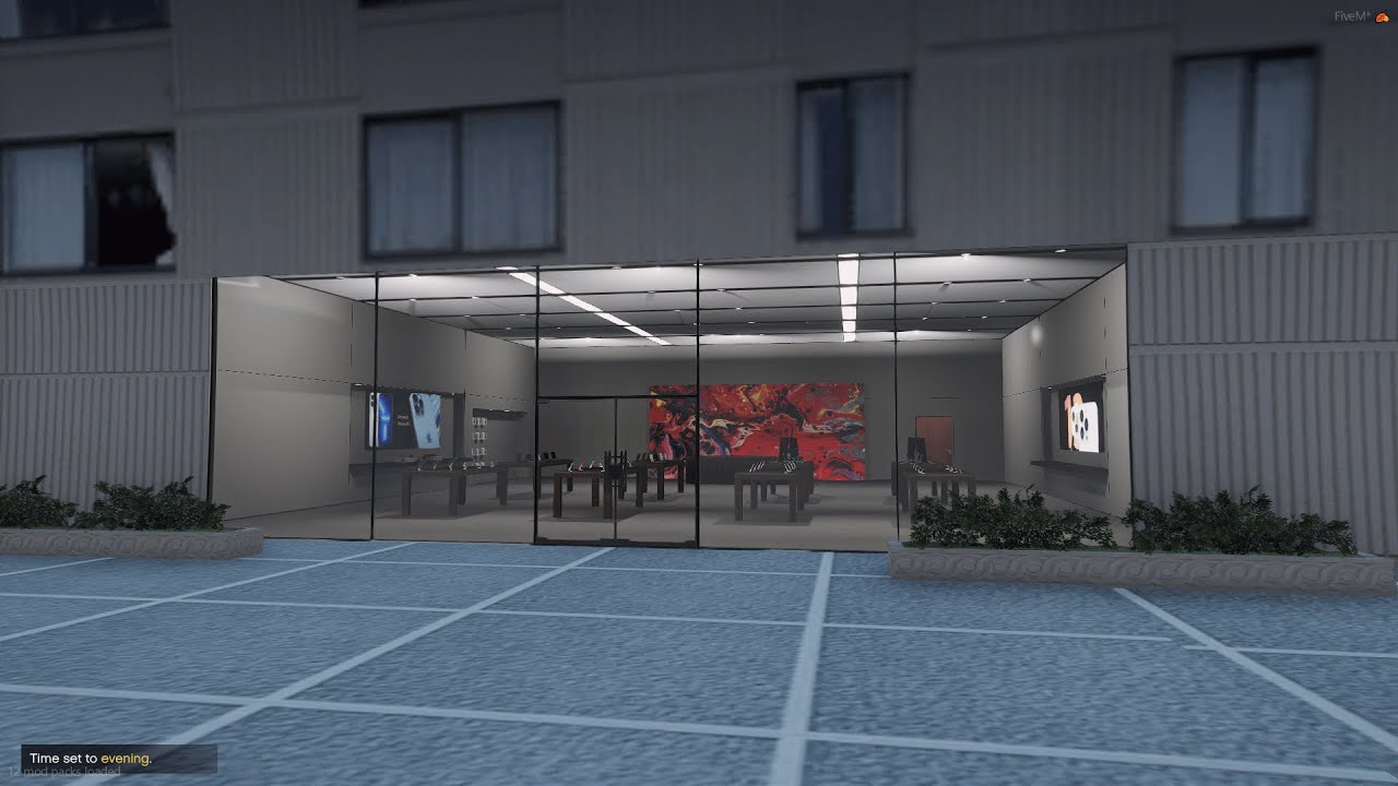 Vice City FiveM MLO - Apple Store [MLO] - Miami Map - YouTube