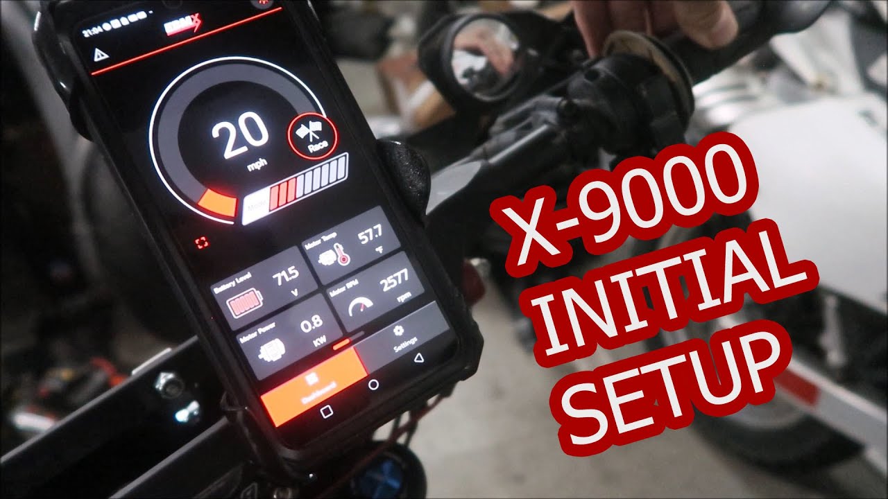 EBMX X-9000 Ver.2 Install VLOG Part 3 - First Powerup + Initial EBMX ...