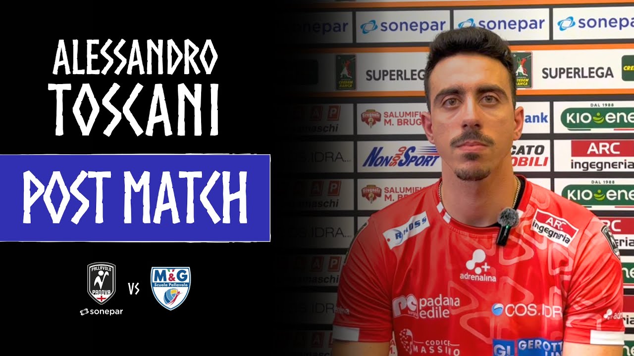 Le parole di Alessandro Toscani dopo la seconda gara dei play off 5 ...
