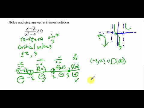 Lesson 26 Polynomial and Rational Inequalities - YouTube