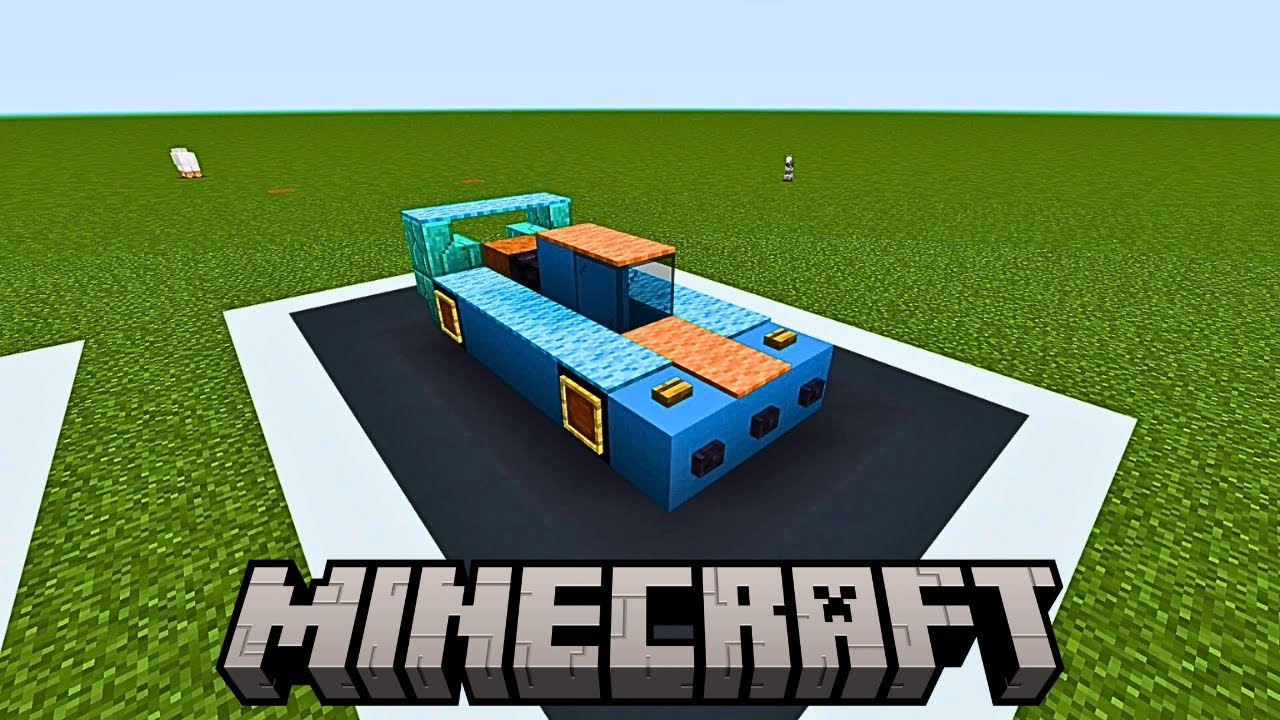 Minecraft Porsche 917 Race Car Build Tutorial - YouTube