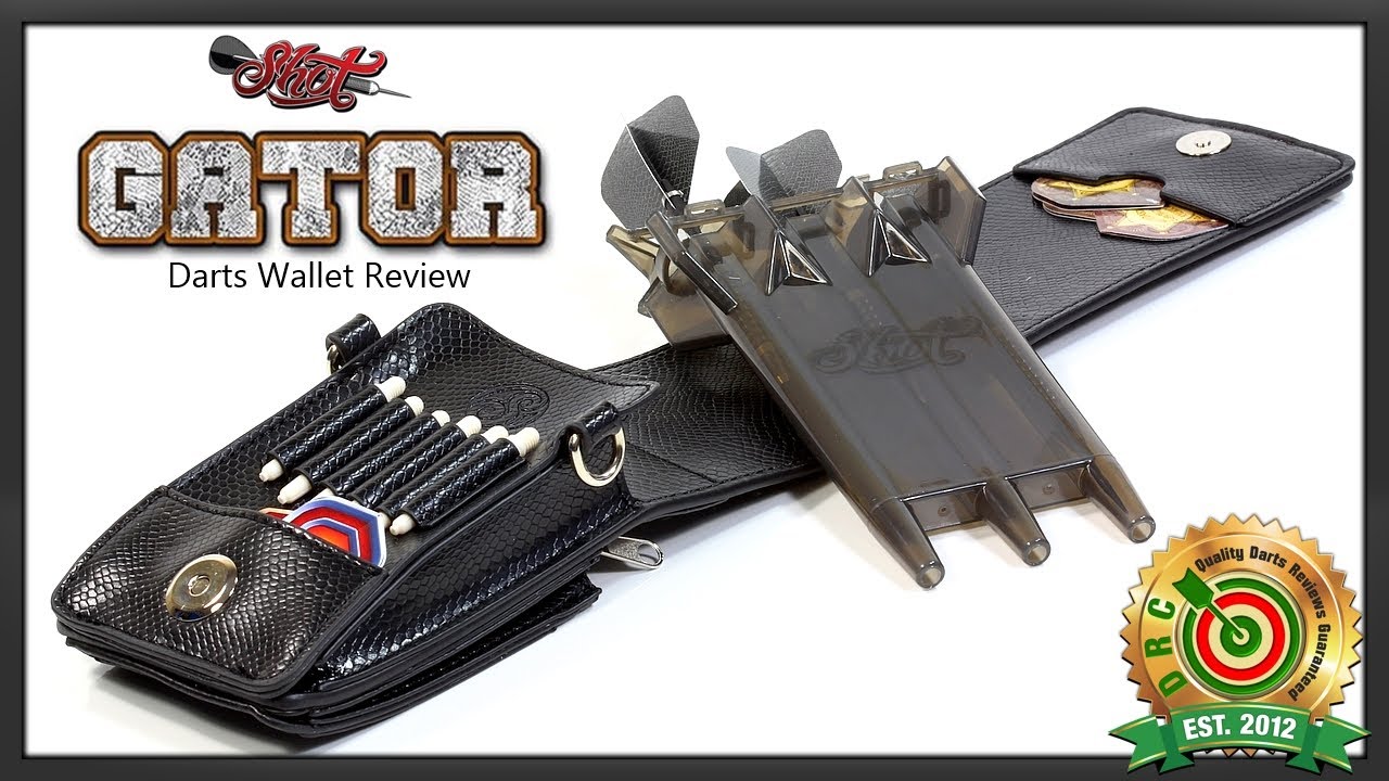 Shot Inked GATOR Darts Wallet Review - YouTube