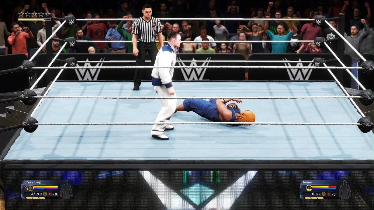 Def Jam Wrestling 2K20 - Crazy Legs vs Rome - YouTube