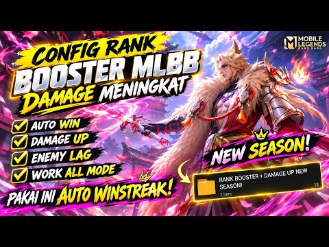 NEW SEASON | RANK BOOSTER MLBB + SCRIPT DAMAGE MOBILE LEGENDS | AUTO WIN