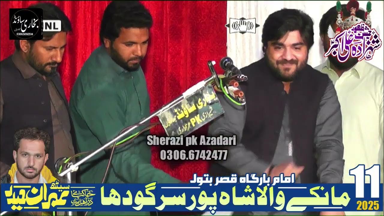 Zakir shahenshah abbas Naqvi | Qasida 11 Shaban shazada Ali Akbar | wo Akbar to Mustafa - YouTube