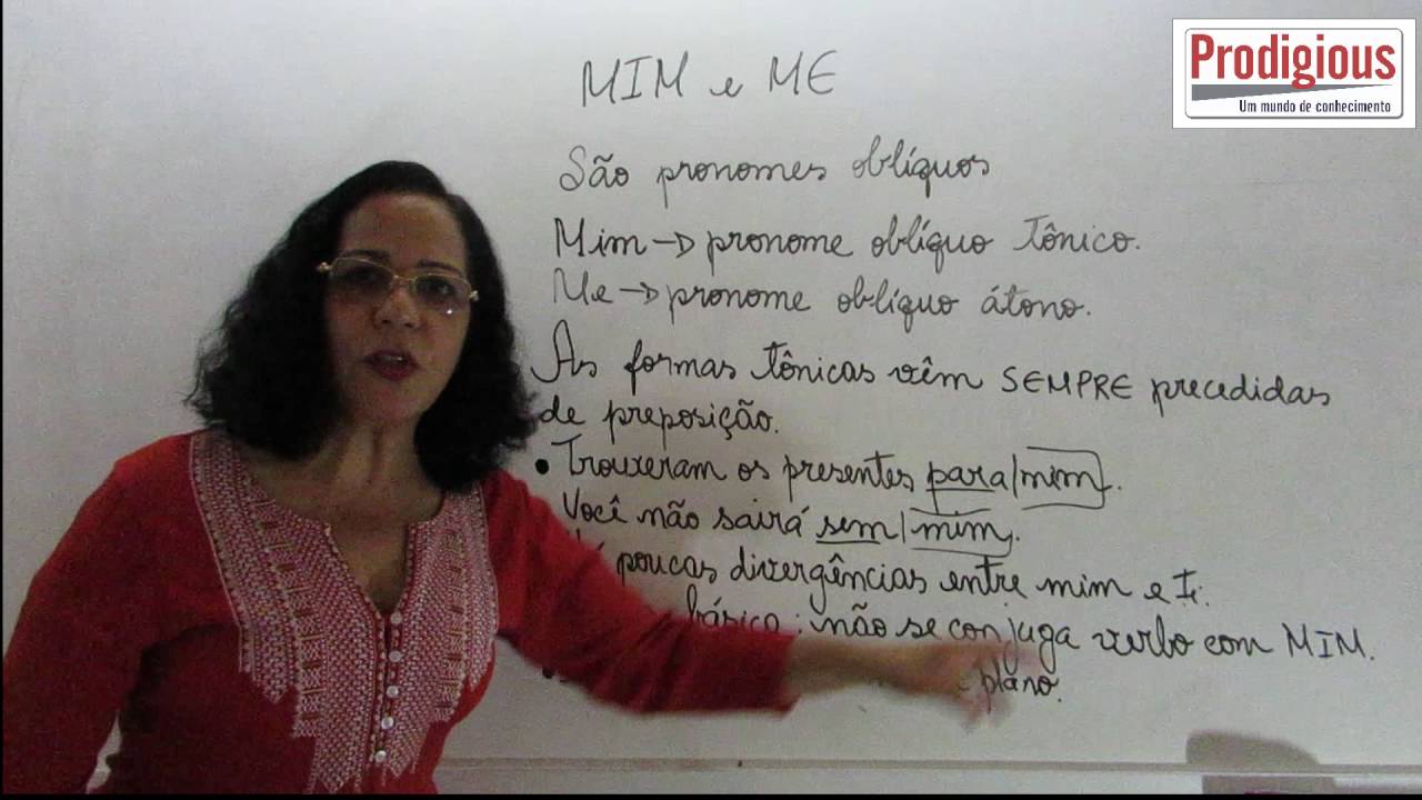 Português: Uso do ME e do MIM. - YouTube