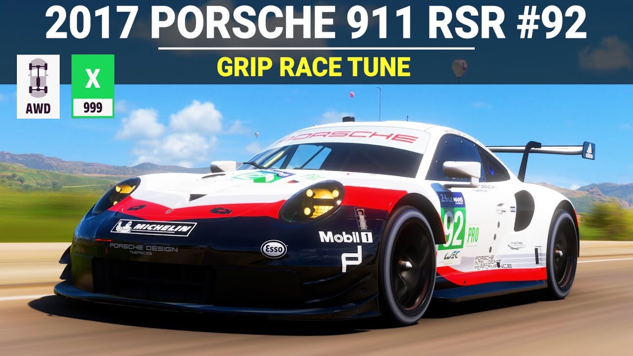 Forza Horizon 5 - 2017 Porsche 911 RSR #92 GT Team, FH5 Grip Race Build ...