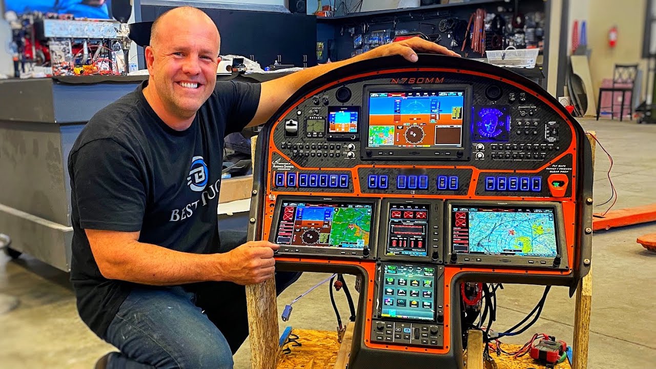 Garmin Panel Install (Scrappy Bush Plane 25) - YouTube