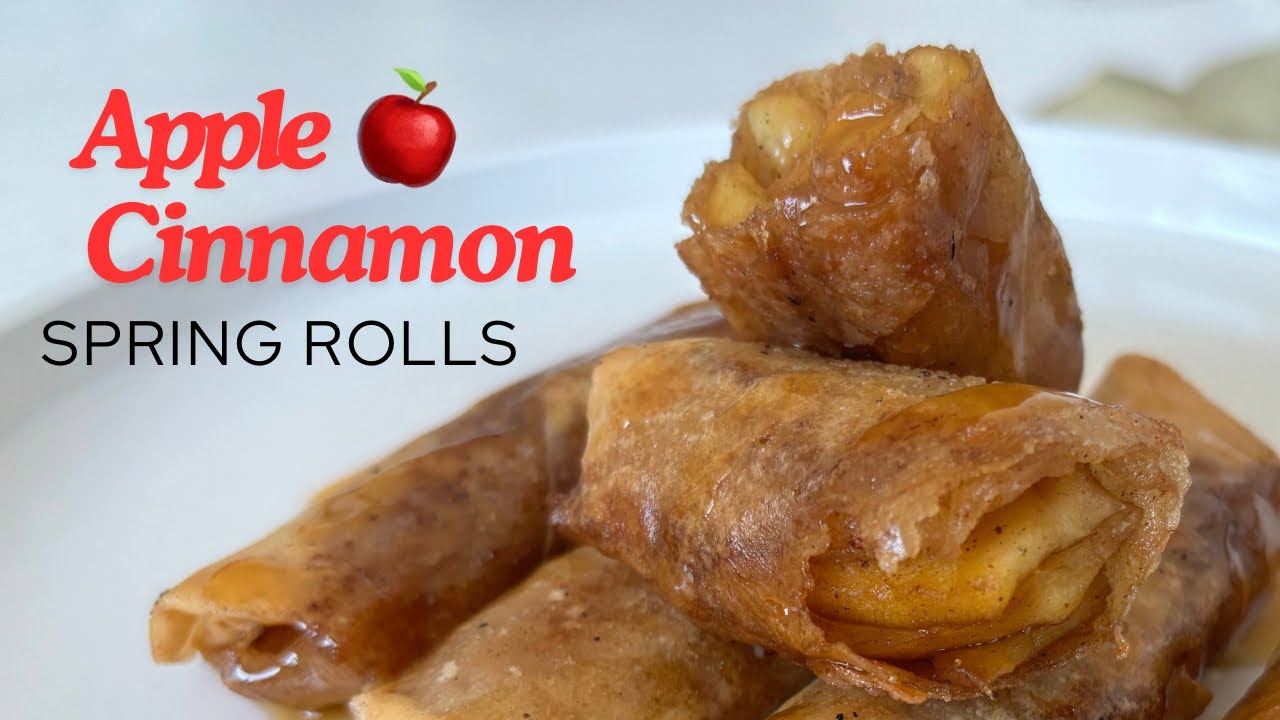 Culinaryan's Apple Cinnamon Spring Rolls | Quick, Easy and Yummy! - YouTube