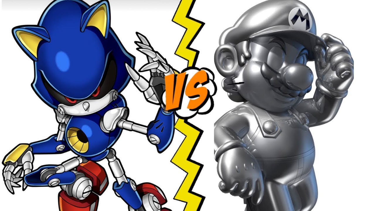 Metal Sonic vs Metal Mario(epic fight night) - YouTube