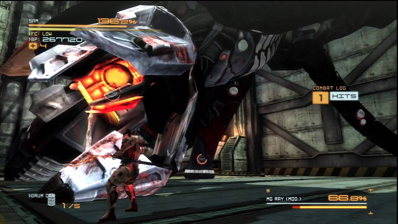 Metal Gear Rising: Jetstream Sam DLC: Metal Gear Ray Boss Fight [Normal ...