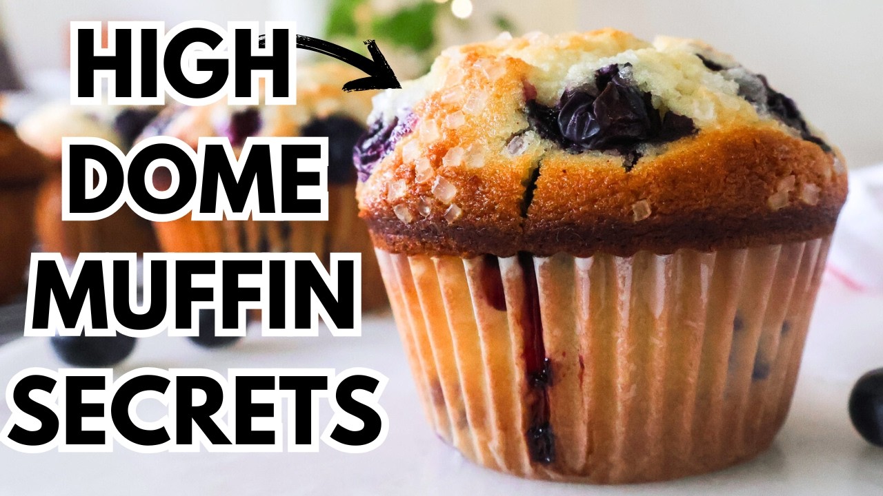Bakery-Style LEMON BLUEBERRY MUFFINS at Home | ULTIMATE Bakery-Style ...