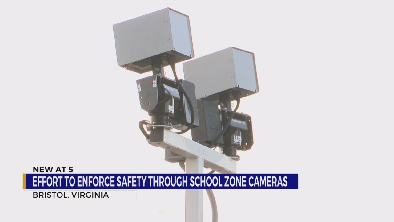 Speed cameras to enforce safety around schools in Bristol, Va. - YouTube