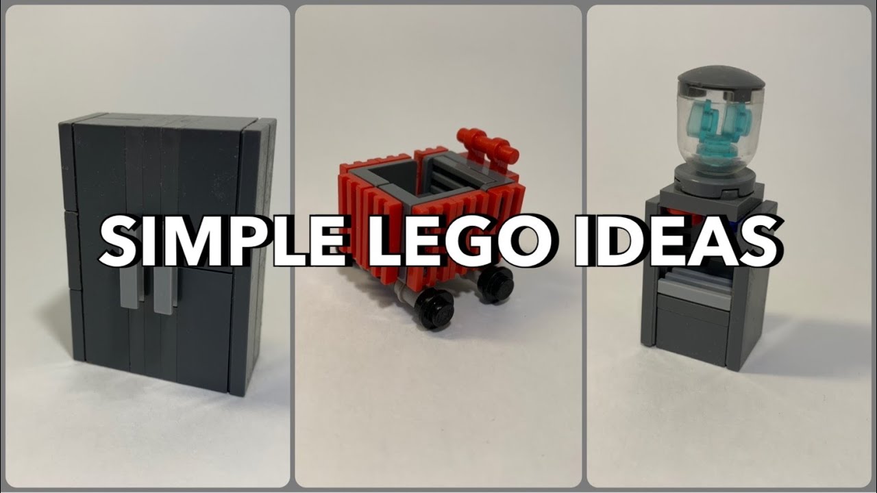 5 SIMPLE LEGO IDEAS - YouTube
