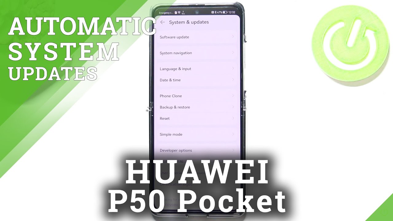 How to Activate Auto System Updates in HUAWEI P50 Pocket – Automatic ...
