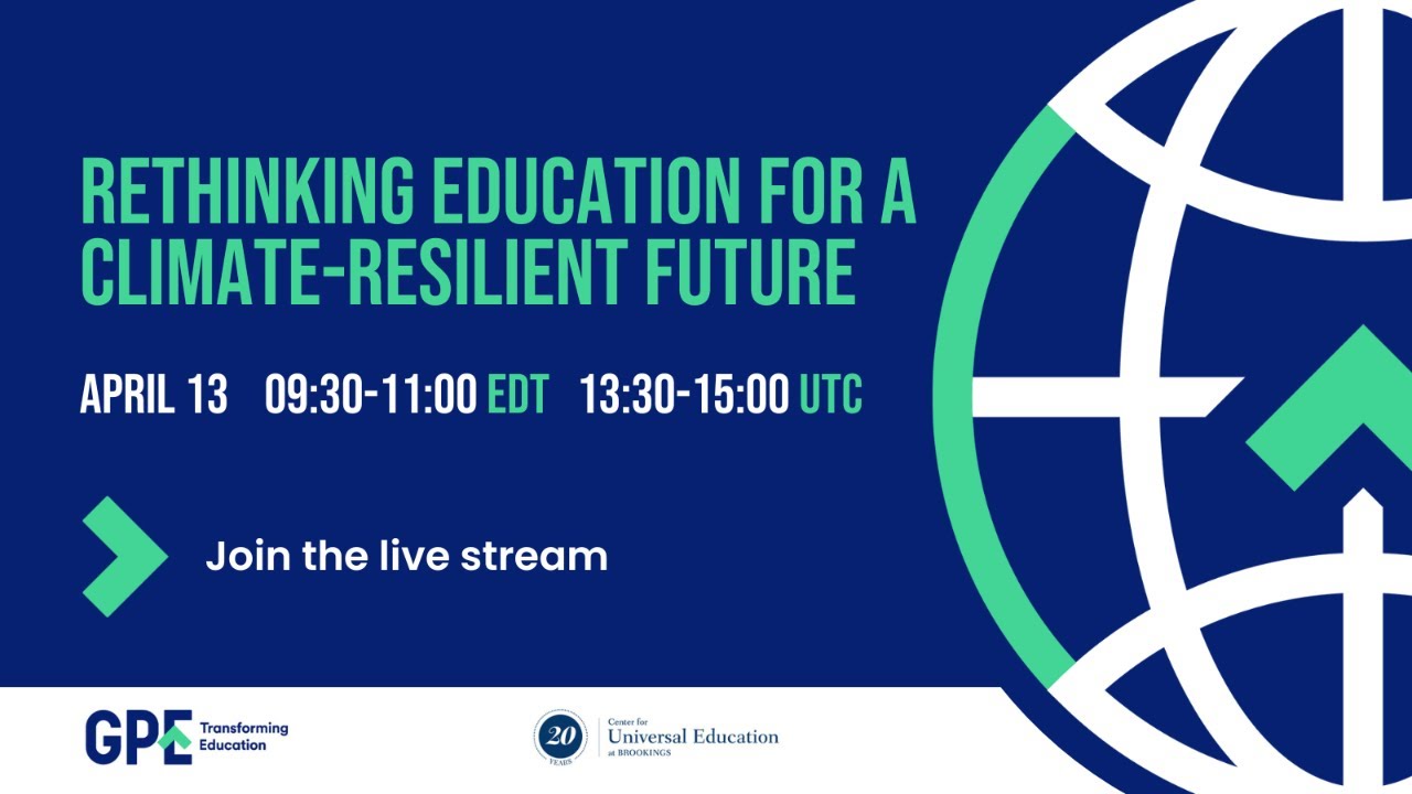Rethinking Education for a Climate-Resilient Future - YouTube