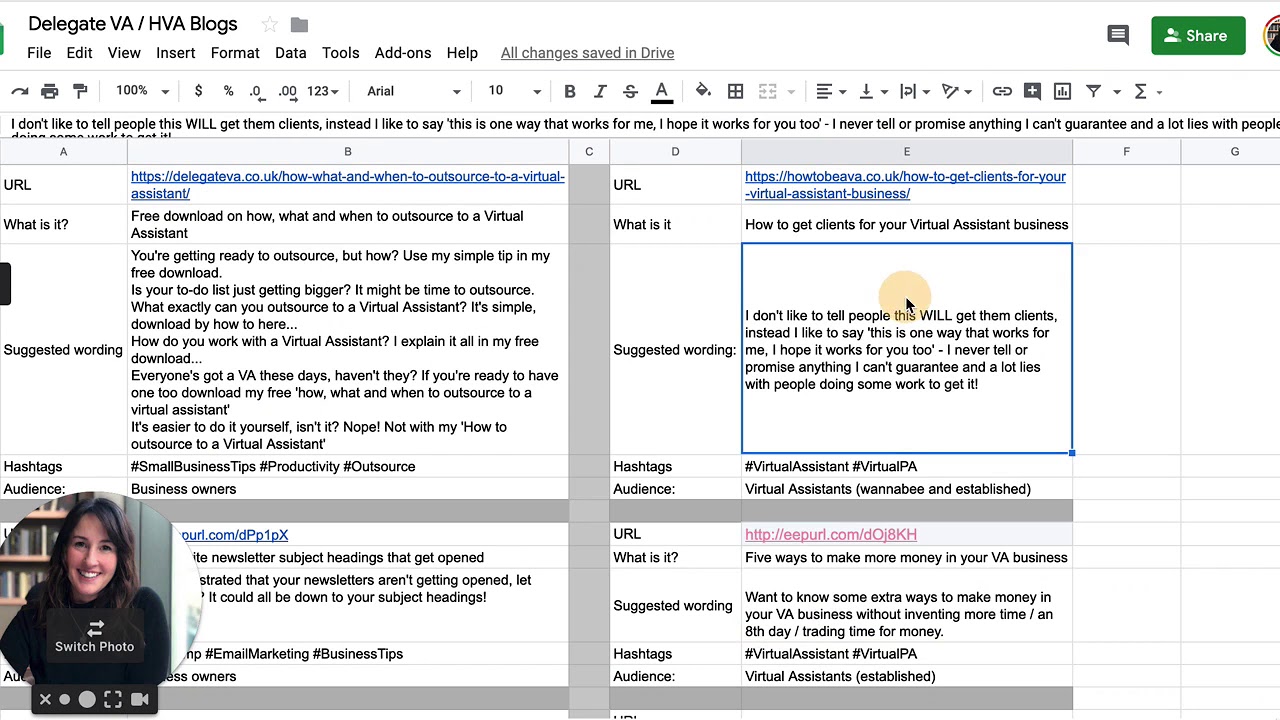 How to create a content log so you can repurpose everything with ease ...