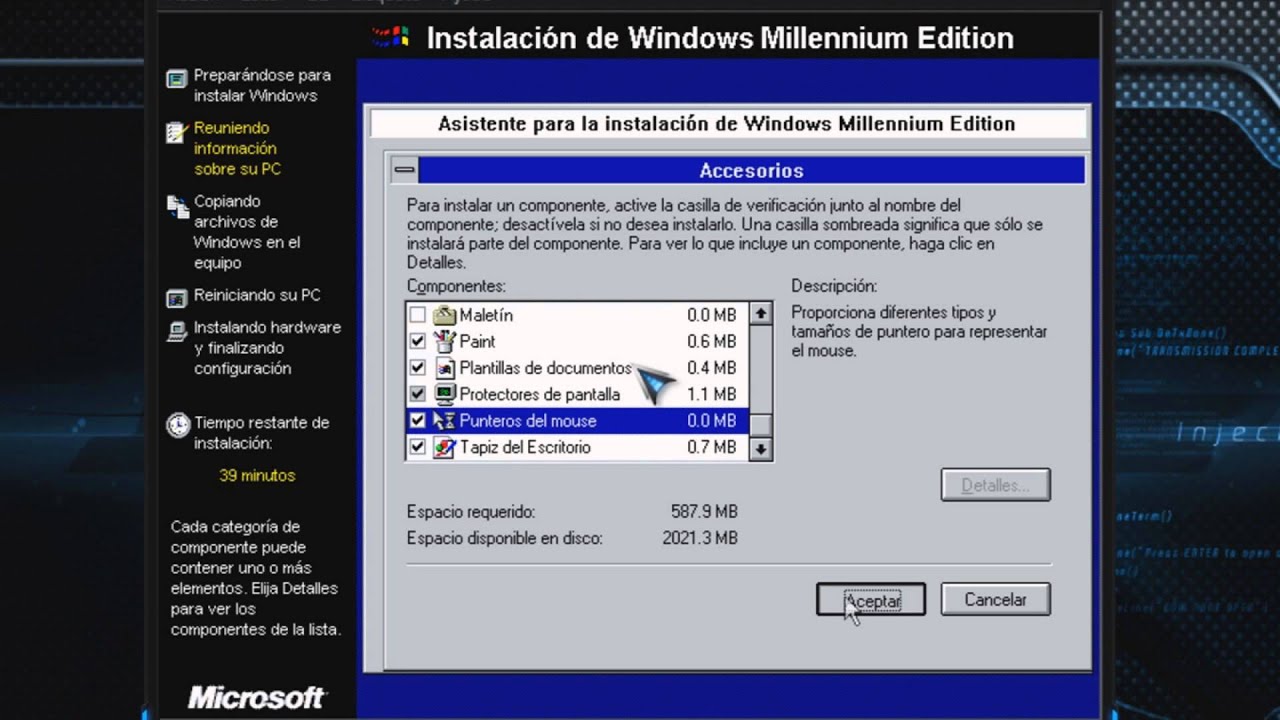 Como Instalar Windows ME Millenium Edition Codename Georgia Build 3000 ...