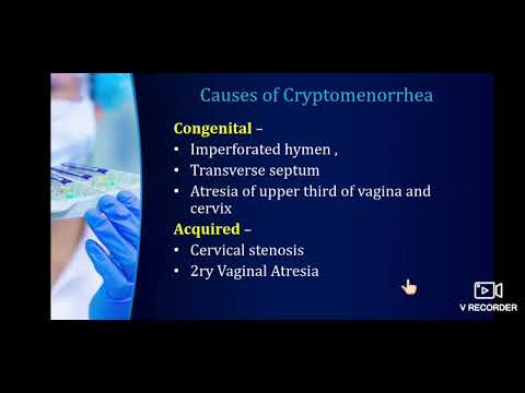 Cryptomenorrhea ( Hidden Menses)🚹💉 - YouTube
