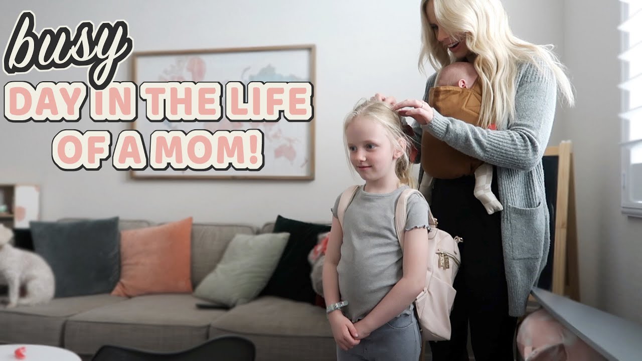 BUSY DAY IN THE LIFE OF A MOM OF 2! / Packing For Our Trip! / Caitlyn ...