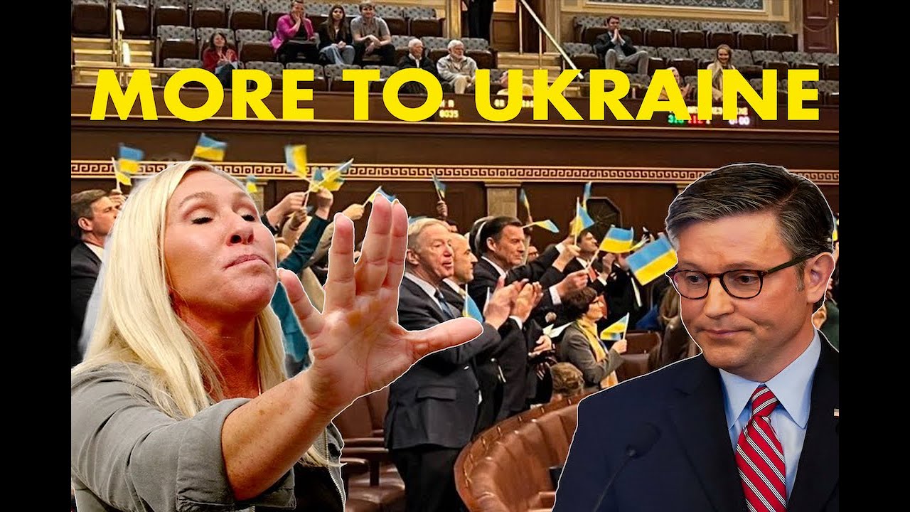 Democrats Wave Ukrainian Flags On The House Floor - YouTube