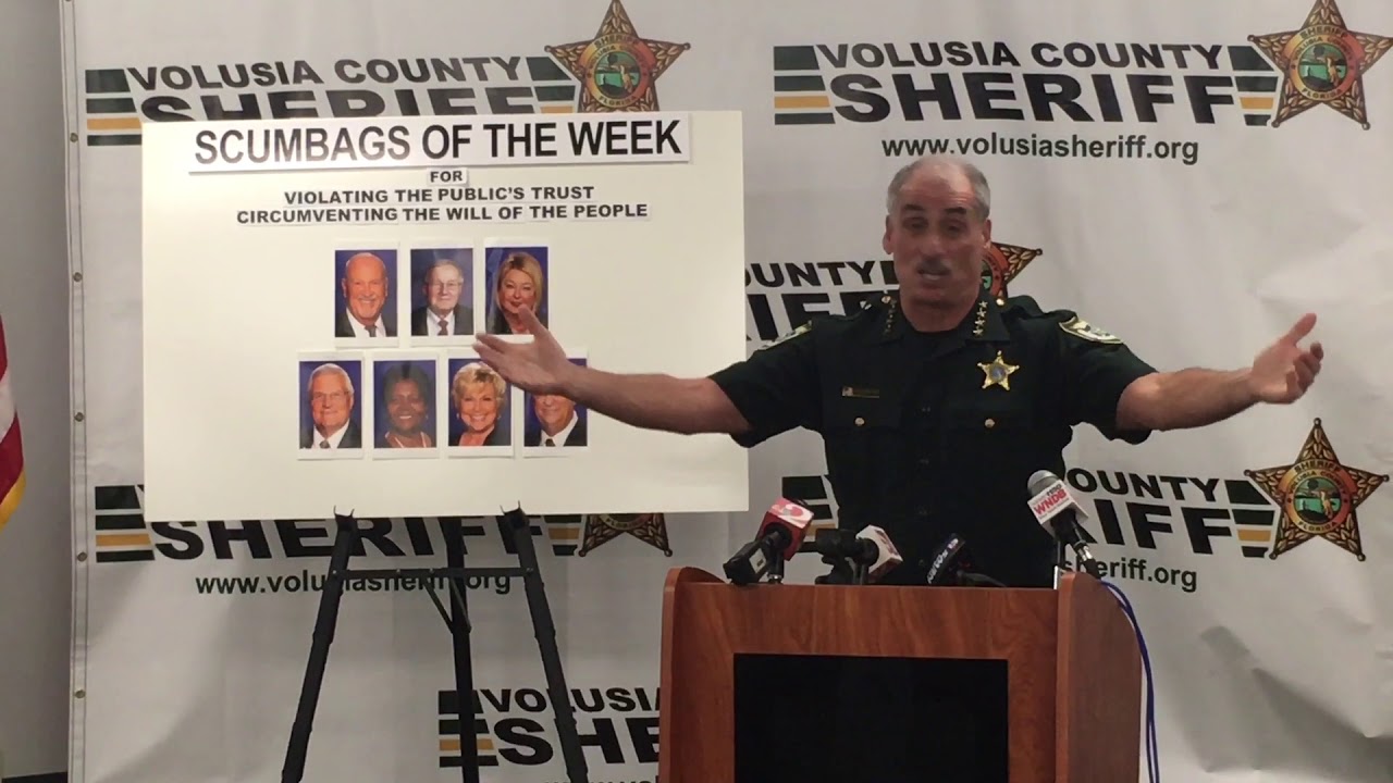 Volusia County Sheriff Mike Chitwood and Amendment 10 - YouTube
