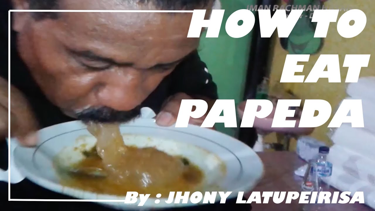 HOW TO EAT PAPEDA - YouTube